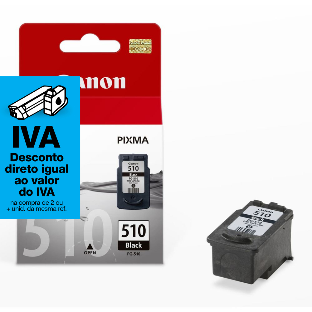 Canon Tinteiro Original PG-510, Preto, Individual, 2970B001