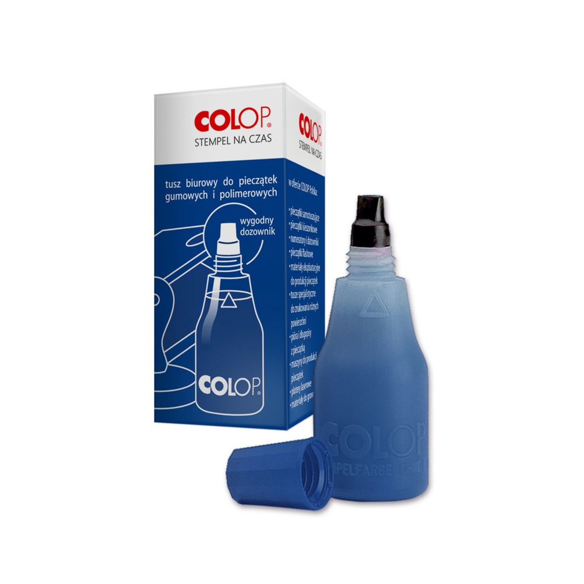 COLOP Tinta de Carimbo 801, 25 ml, Azul - 17955 em staples.pt.