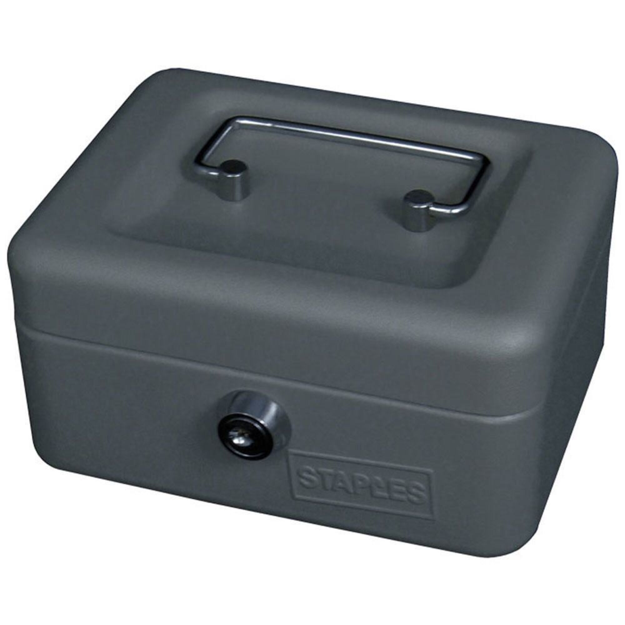 Staples Cofre Ultra Pequeno, Metal, 152 x 80 x 115 mm, Cinzento ...