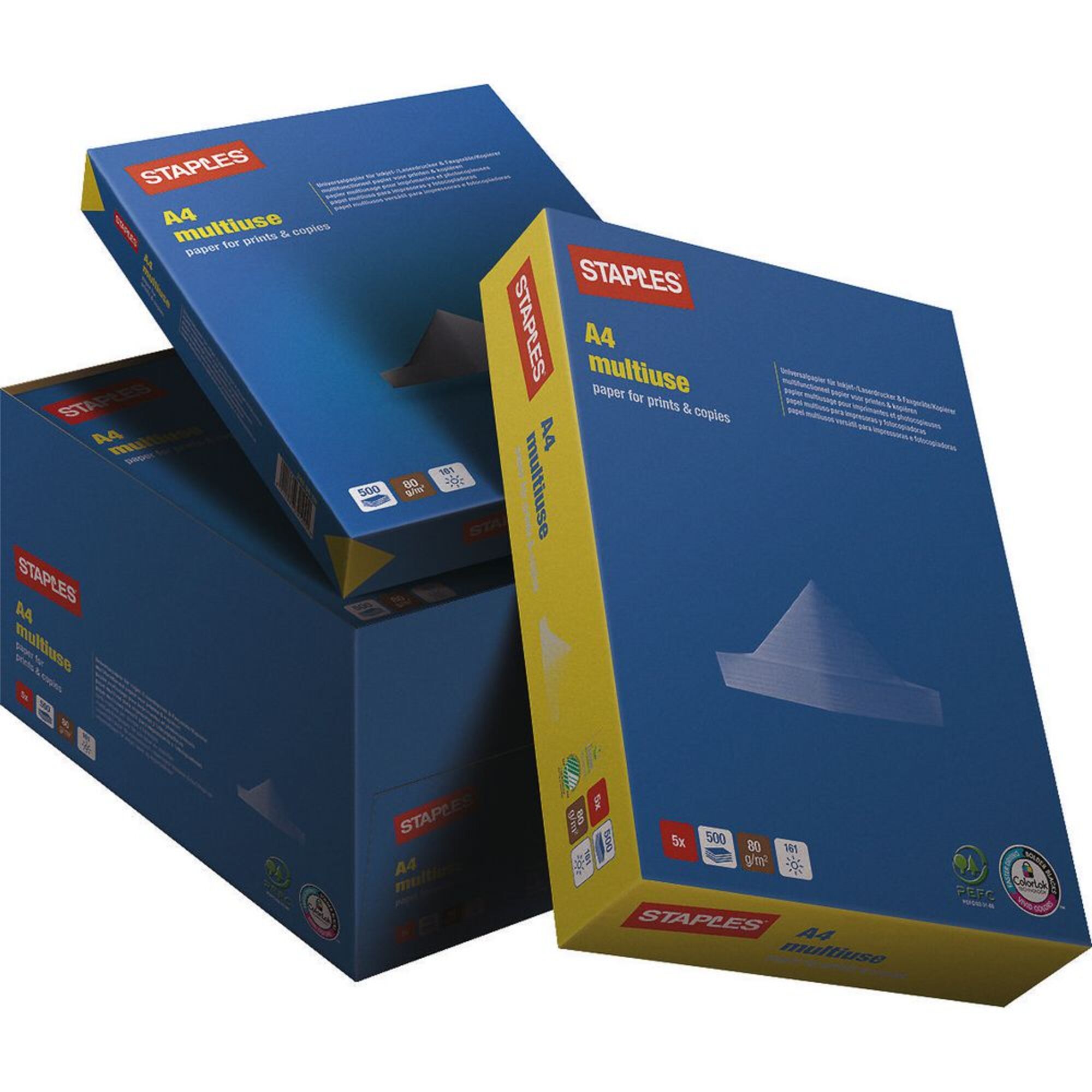 Staples Papel Para Impressoras A Laser Jato De Tinta E Fotocopiadoras