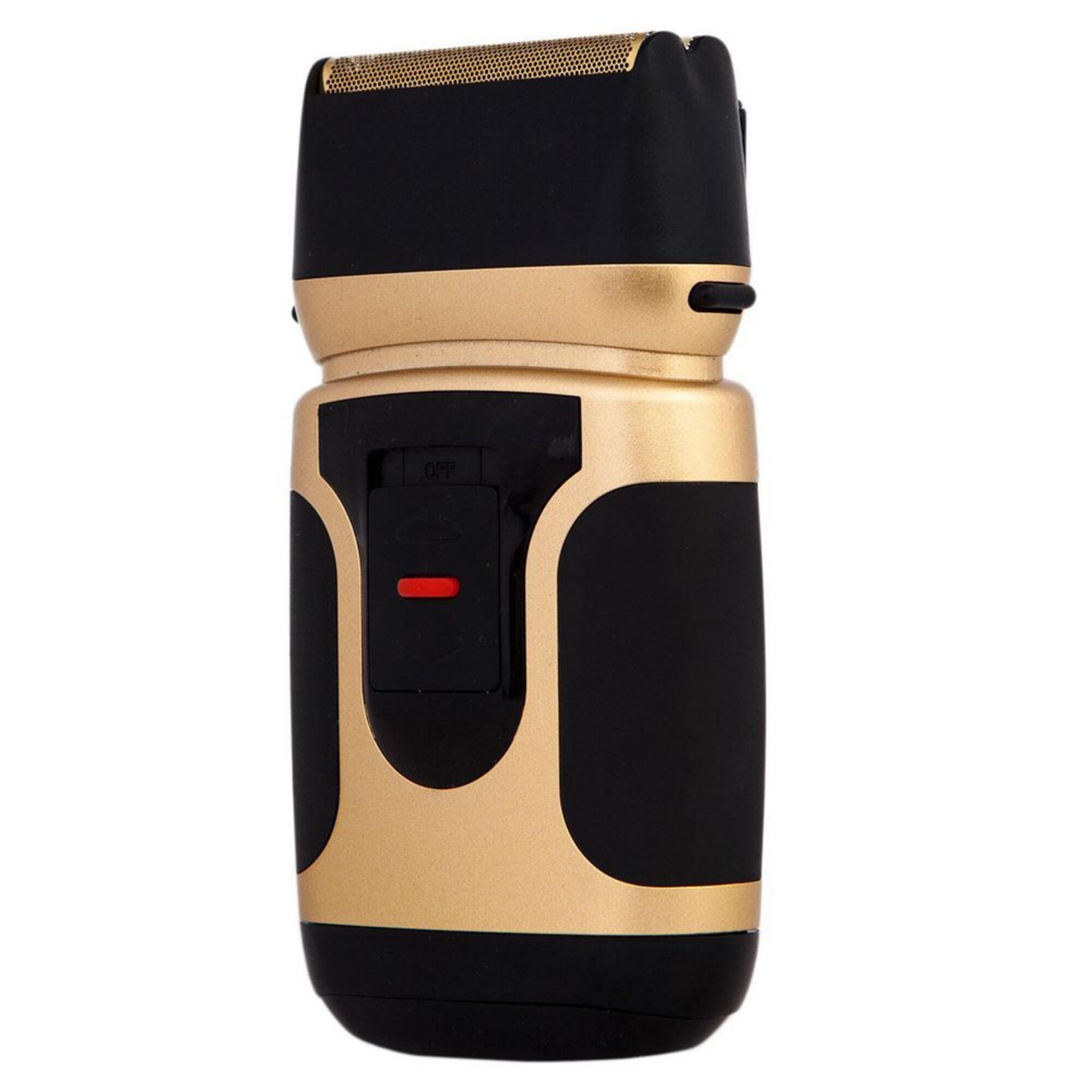 EHS.TV Máquina de barbear powertouch gold edition, 2 pilhas aa, preto e ...