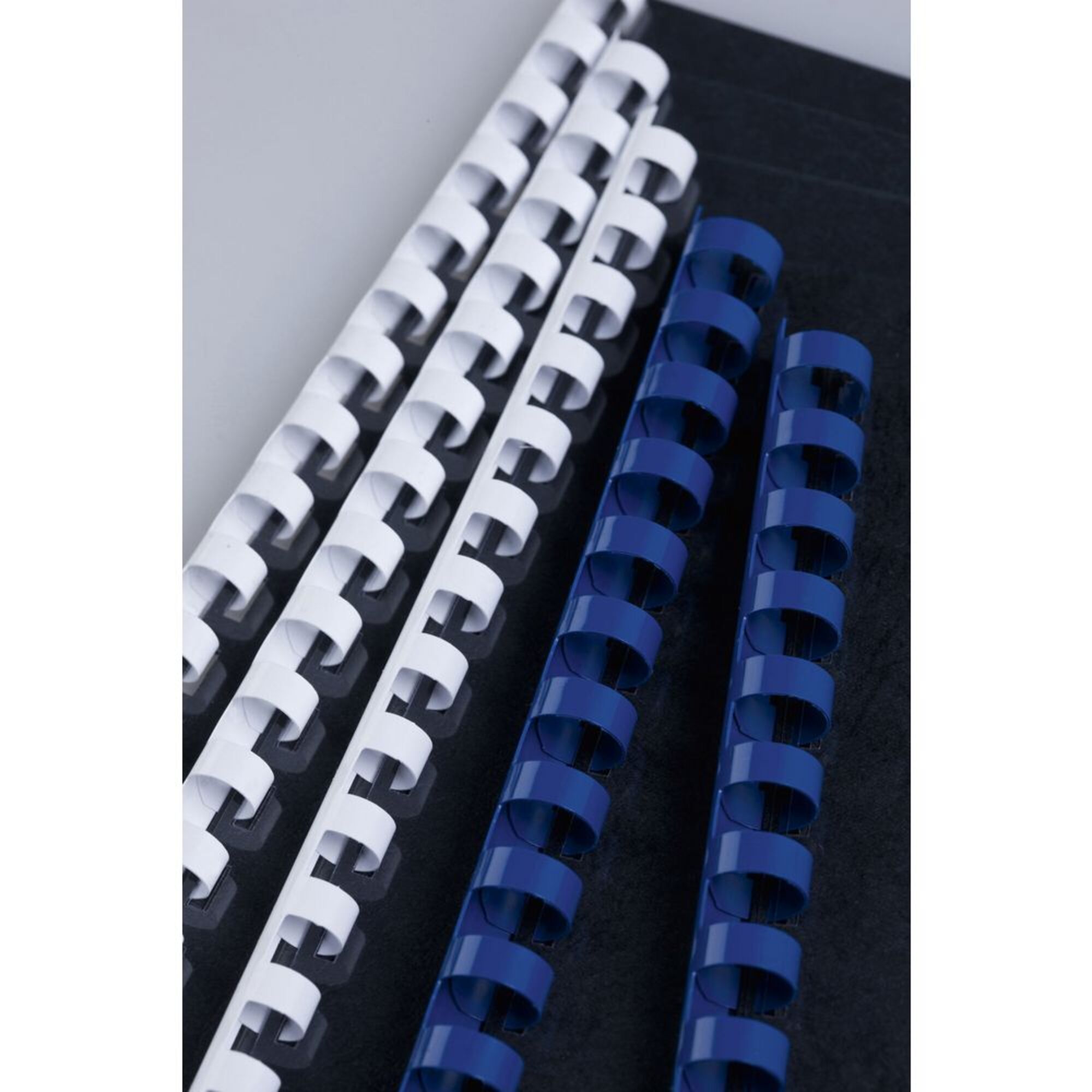 Staples Argolas de Encadernação, Plástico, 6 mm, Azul, Caixa 25 ...